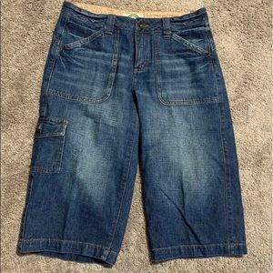 Life Is Good | Shorts | Womens Life Is Good Cargo Blue Jean Shorts Sz 2 ...